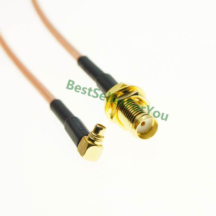 Welcome To Our Shop!SMA Female Nut Bulkhead To MMCX Male Right Angle RA ...