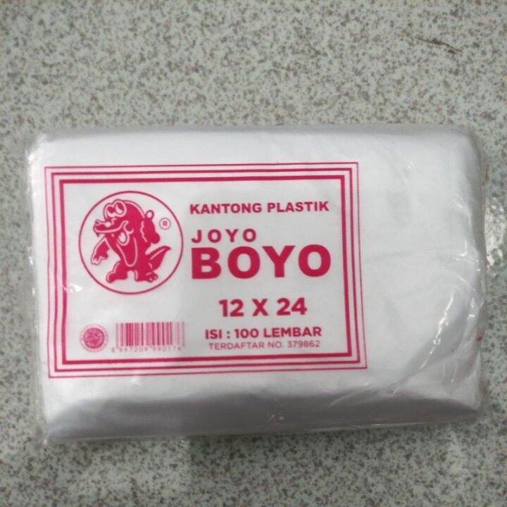 Plastik Boyo HD U-12x24 cm (1/2 kg) | Lazada Indonesia