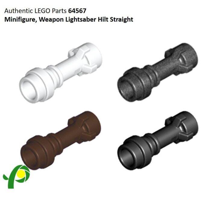 LEGO Parts 64567 Minifigure Weapon Lightsaber Hilt Straight Authentic ...