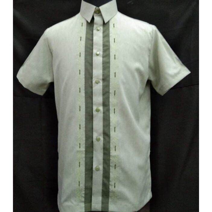 DEPED 2021 RTW Teachers Uniform (MONDAY) MENS POLO BARONG Lt. Green ...