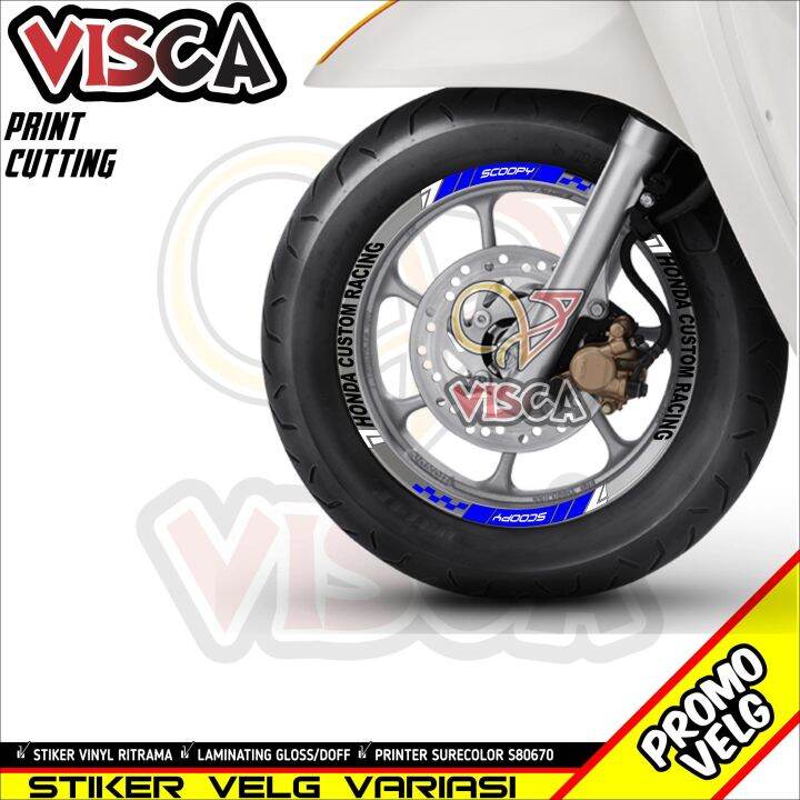 Stiker Velg List Velg Motor Stiker Velg Scoopy Ring 12 Motif Honda 2 ...