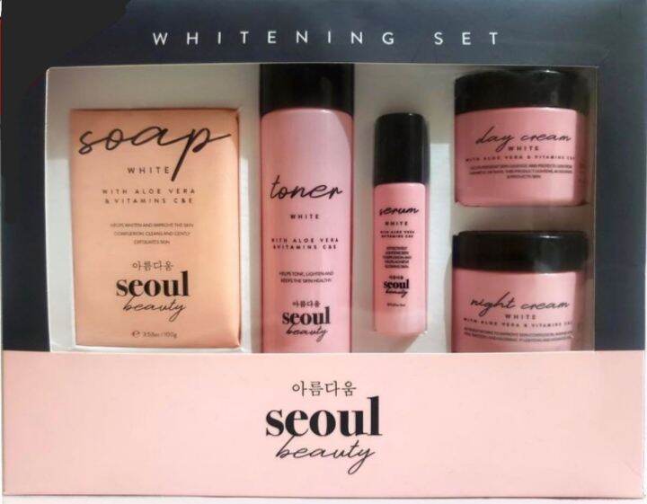 KOREA Seoul Beauty Rejuvenating Set w/ Aloe Vera and Vit. C&E | Lazada PH