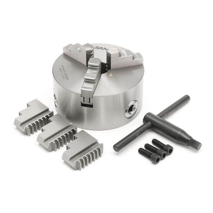 SANOU K11-100 3-Jaw Lathe Chuck Manual Self Centering Metal Lathe Chuck ...