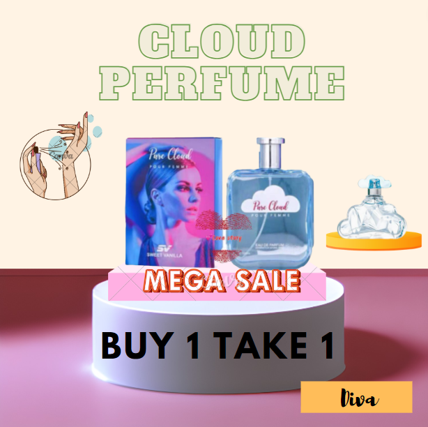 DIVA Pure Cloud Cream Cloud Upgraded Perfume for Women EDP 100ml / B1T1 ...