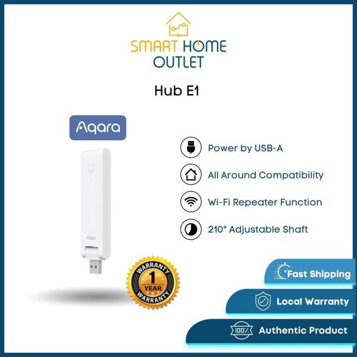 SHO Aqara E1 Hub Smart Gateway Zigbee 3.0 USB Power Supply Support ...