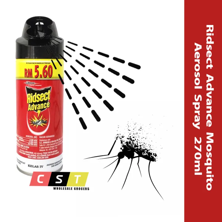 Ridsect Advance Mosquito Aerosol Spray 270ml | Lazada