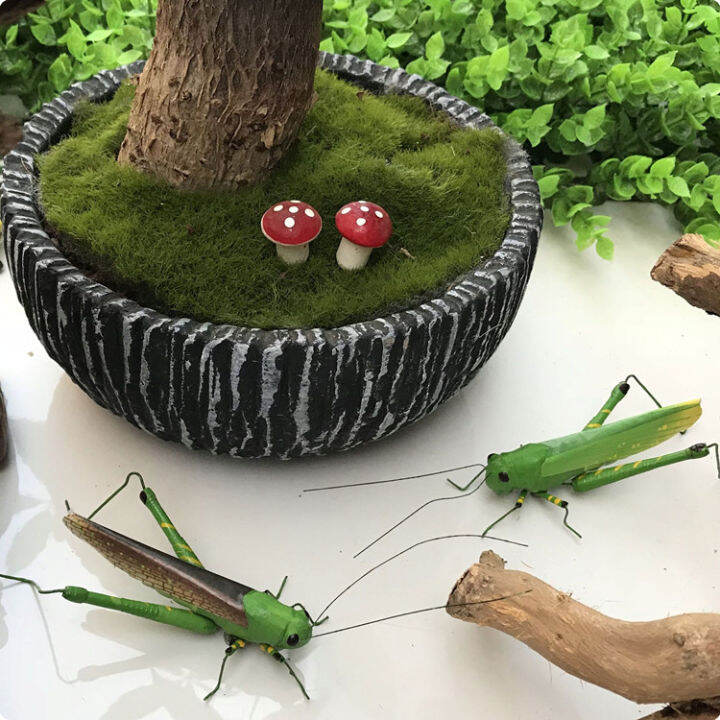 Simulation of Guo Guo Qiu Mantis Grasshopper Model Clay Sculpture ...