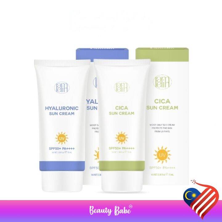 LAMELIN Hyaluronic / Cica Sun Cream SPF50+ PA++++ 70ml [Beauty Babe ...