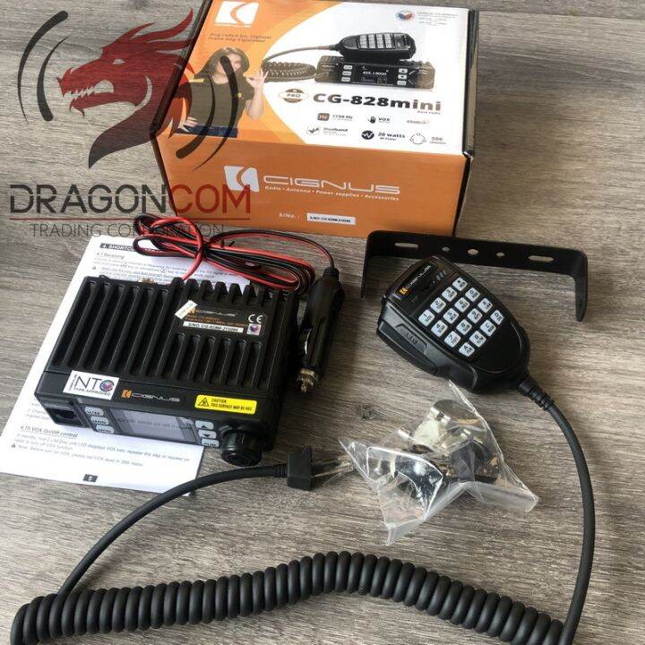Cignus CG-828 Mini or CG828 Mini Base Radio Dual Band UHF and VHF ...