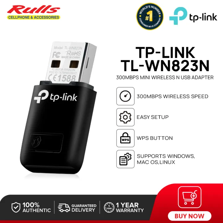 TP-Link TL-WN823N 300Mbps Mini Wireless N USB Adapter | WiFi Adapter ...