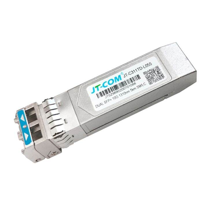 JT-COM 10G SFP+ Duplex LC SFP Module Single Mode 5Km Optical Fiber ...
