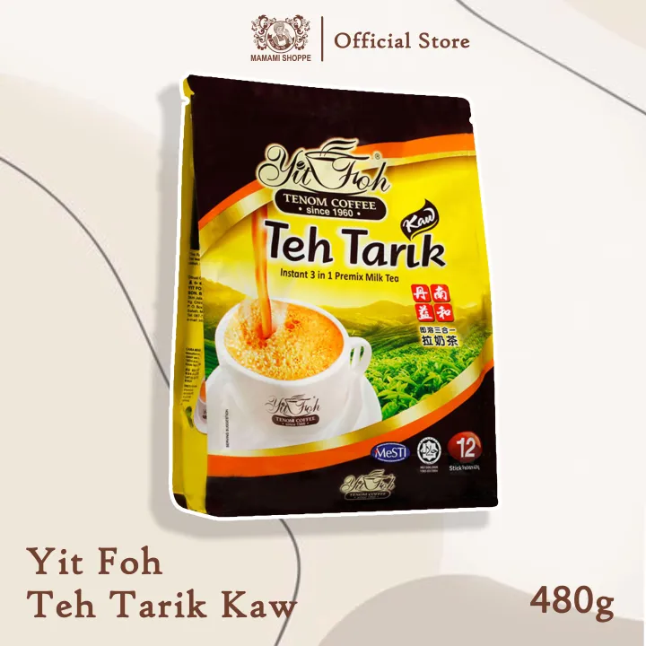 Yit Foh Tenom Coffee - Teh Tarik Kaw 480g | Halal | Traditional | Sabah ...