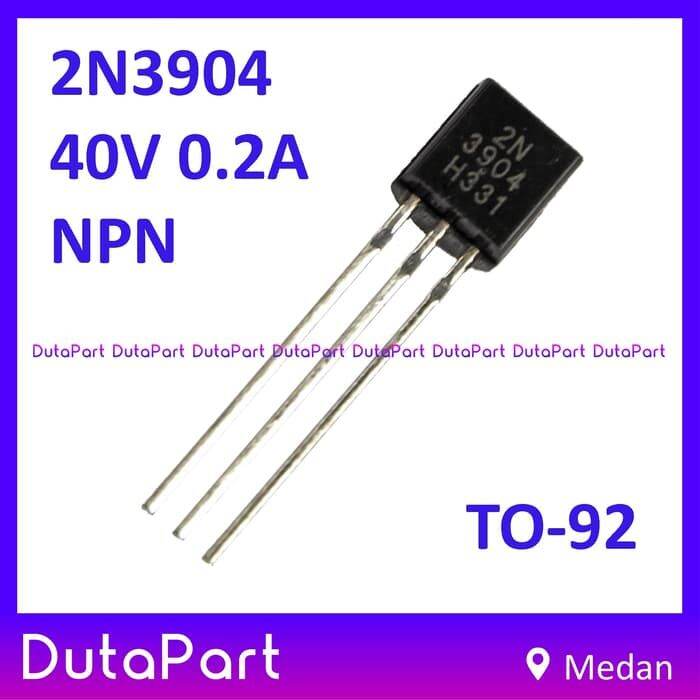 100 PCS 2N3904 2N 3904 40V 0.2A 200mA NPN Transistor TO-92 | Lazada Indonesia