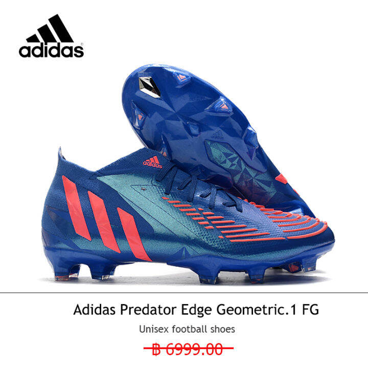 【สนับสนุนการซื้อเป็นกลุ่ม】Adidas ฟุตบอล Predator Edge Geometric.1 FG ...