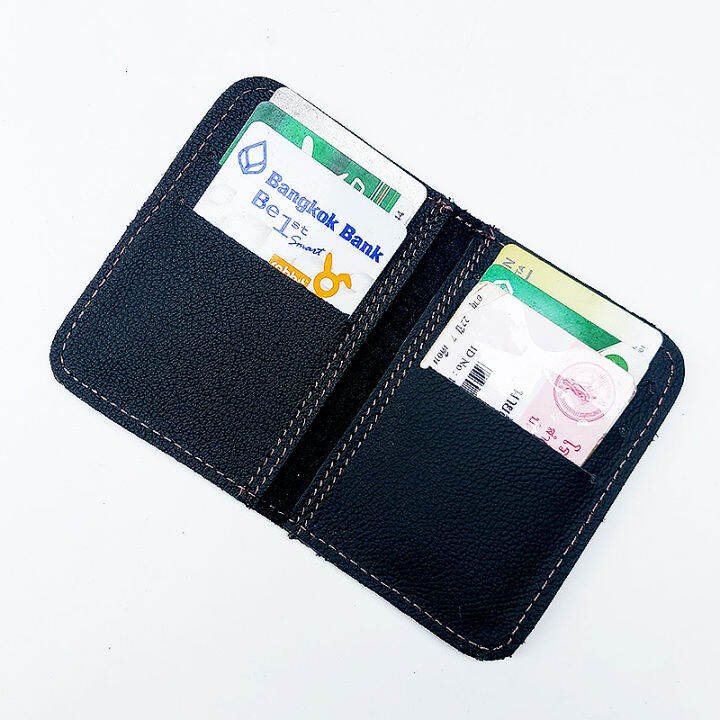 Smoke Credit Card Wallet กระเป๋าใส่บัตรเครดิต หนังวัวแท้ สำหรับผู้ชาย ...