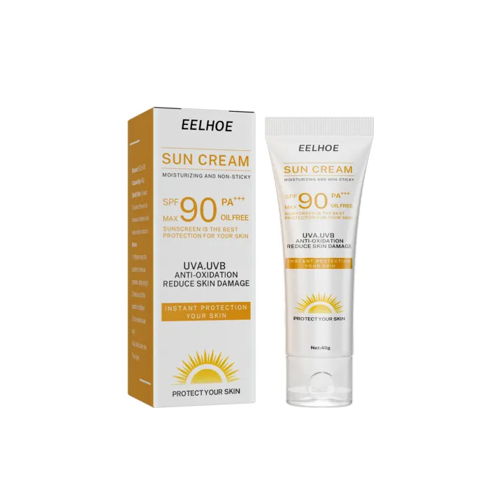 Eelhoe SPF 90 Facial Body Sunscreen Whitening Sun Cream Moisturizing ...