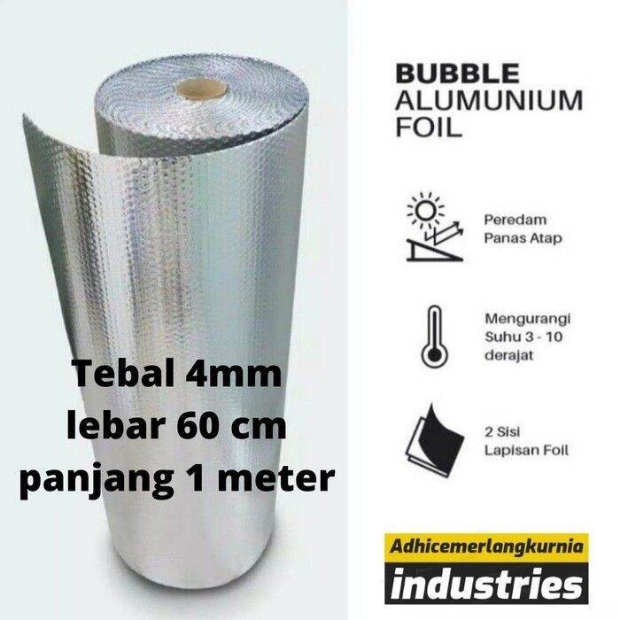 Aluminium Foil Bubble Insulasi Atap Peredam Panas Atap | Lazada Indonesia