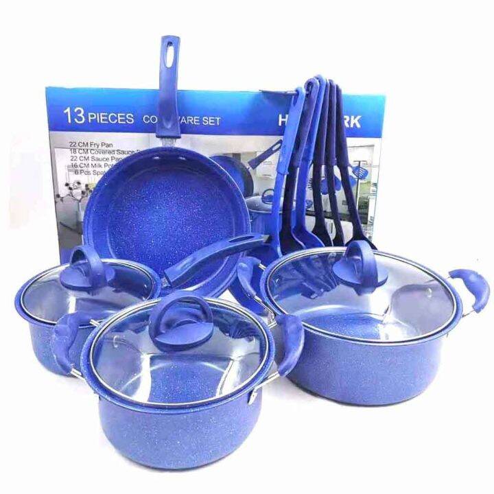 13Pcs Kitchenware Cookware Set Non-Stick/Soup Pot/Fry Pan For induction ...