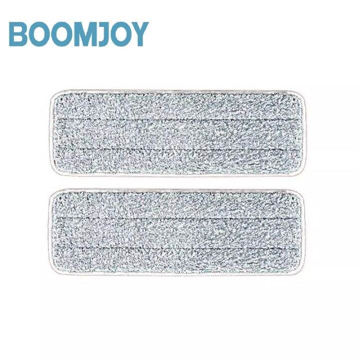 BOOMJOY ผ้าไม้ถูพื้นไมโครไฟเบอร์2ชิ้นสำหรับซักแบบแฮนด์ฟรีสำหรับถังพับ ...