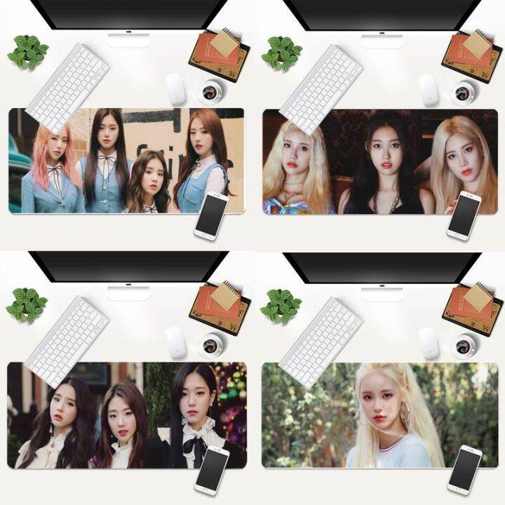 【hot】 Loona kpop Laptop Computer Mousepad Animation XL Large Gamer ...