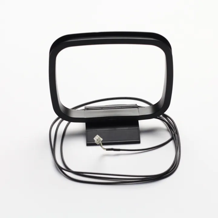2 Pins Mini Universal HIFI FM AM Loop Antenna For Sony JBL Sharp Chaine Stereo AV Receiver ...