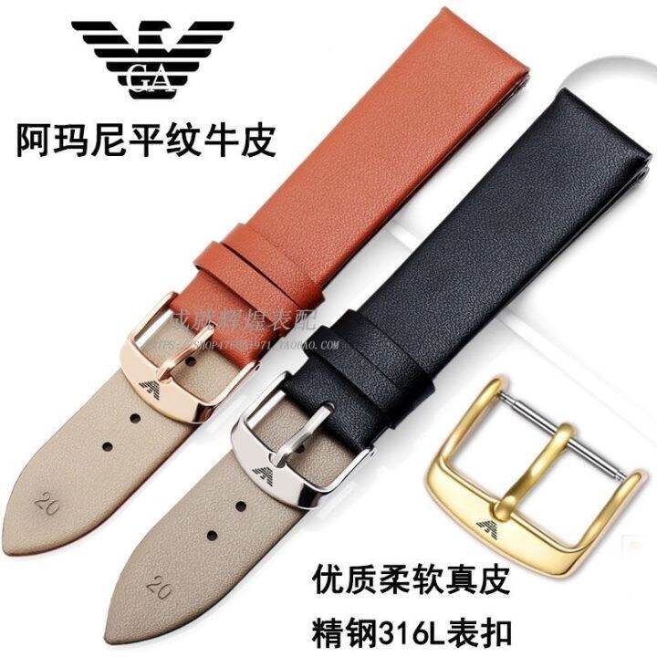 นาฬิกา Armani สายหนังชาย AR1647 1674 1692 1733 สร้อยข้อมือหัวเข็มขัด ...