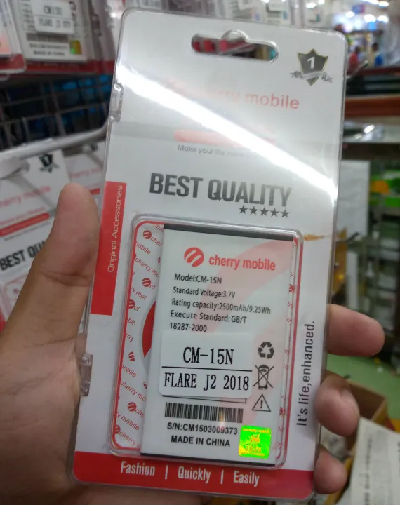 CM-15N Cherry Mobile Flare J2 2018 Original Cherry Mobile Battery ...