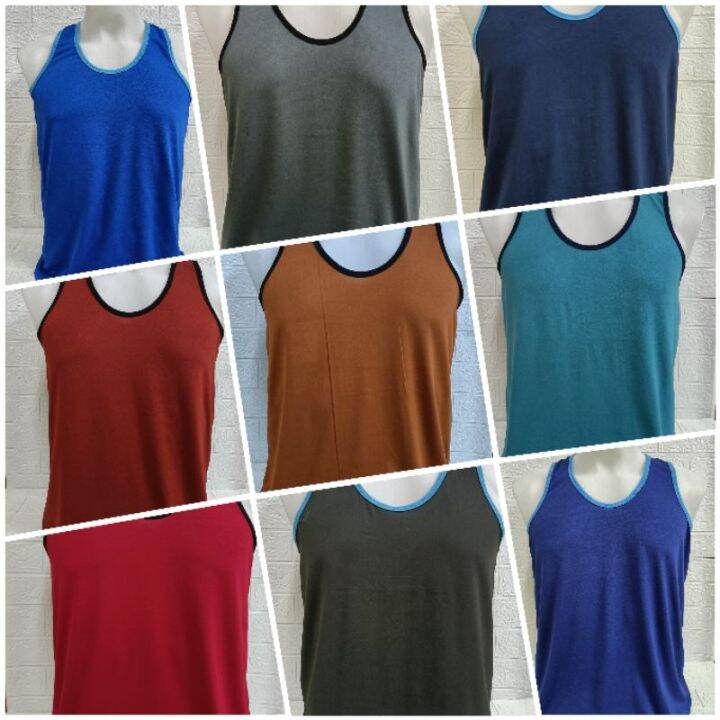 BIG SIZE Plain Combi Sando for Men - Agassi | Lazada PH