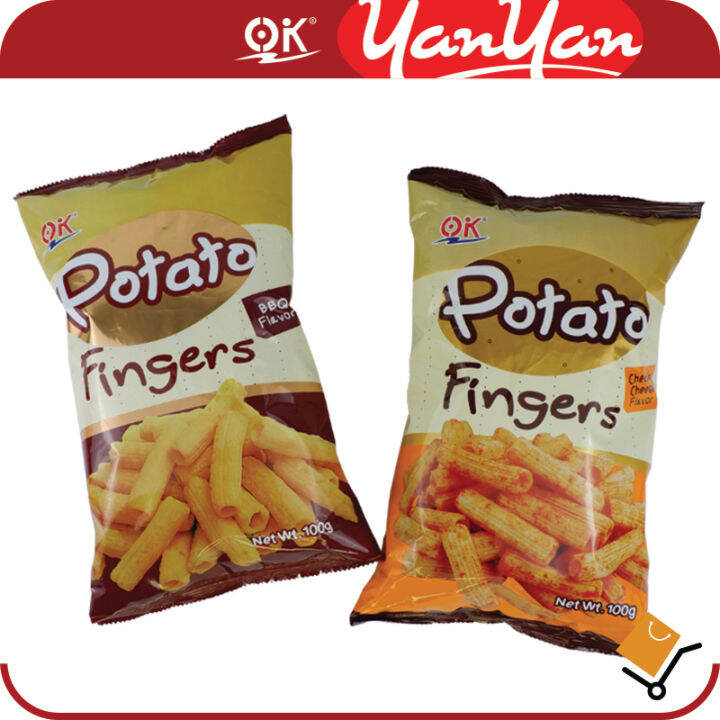 OK Yan Yan POTATO FINGERS SNACK 100g | Lazada PH