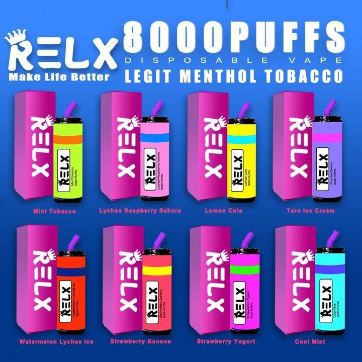 RELX 8000 puffs Disposable Vape | Lazada PH