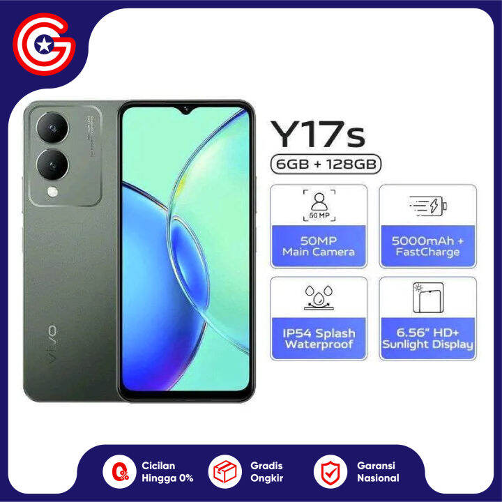 Vivo Y17S 4GB/64GB , 6/128GB Garansi Resmi 1 Tahun | Lazada Indonesia
