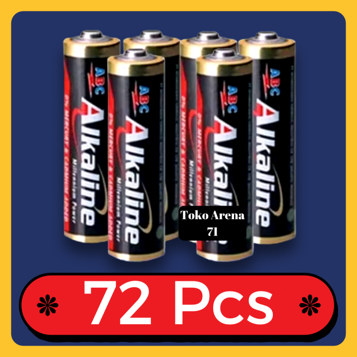 Baterai ABC Alkaline AA 4+2 / Batre ABC Alkaline A2 1 Box 1Box 1.5V ...
