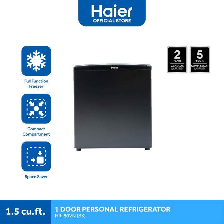 Haier HR-80VN (BS) 1.8 cu. ft. Quick Cooling Single Door PersonalMini ...