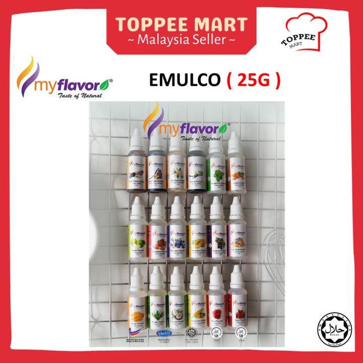 MYFLAVOR - Food Flavoring EMULCO 25G / FLAVOR / Food Essence ...