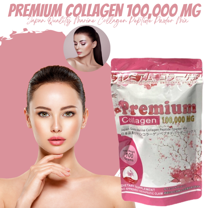 Original PREMIUM COLLAGEN 100,000 mg - japan quality marine collagen ...