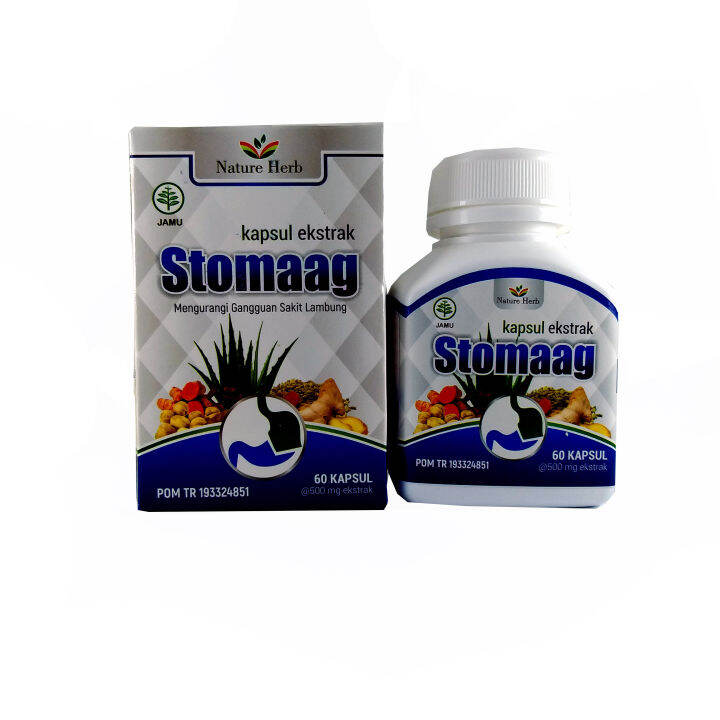 Kapsul ekstrak herbal obat maag STOMAAG | Lazada Indonesia