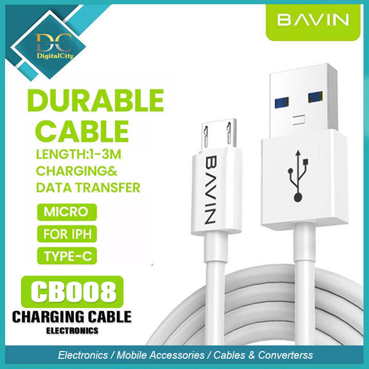 DIGITAL BAVIN CB008 High Speed Transmission Data Cable 1 / 2 / 3 Meter ...