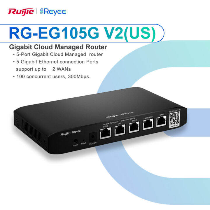 Reyee RG-EG105G V2 | 5-Port Gigabit Cloud Managed router, 5 Gigabit ...