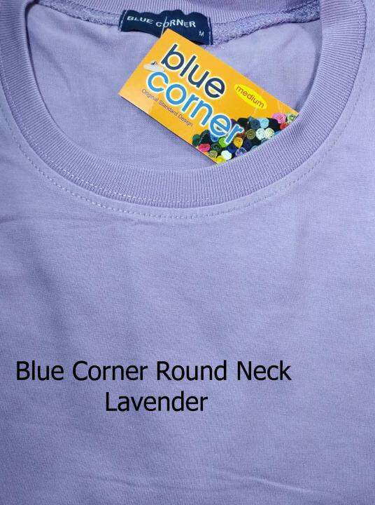 Original Blue Corner unisex Round neck T-shirt (Lavender) | Lazada PH