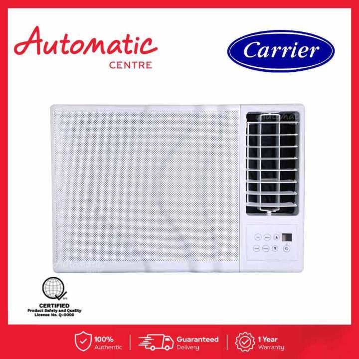 Carrier WCARJ010EEC3 1HP Window Type Air Conditioner with Sleep Mode ...