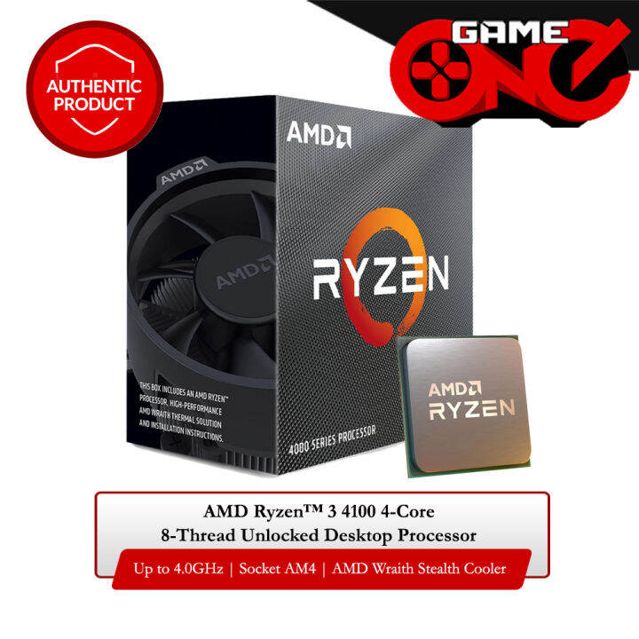 AMD Ryzen™ 3 4100 4-Core, 8-Thread Unlocked Desktop Processor | Lazada PH