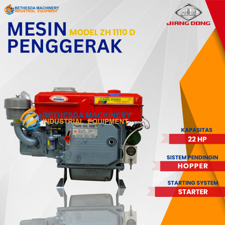 Diesel 22 PK Jiangdong 22PK Hopper Starter Mesin Penggerak 22HP Jiang dong ZH 1110 | Lazada ...