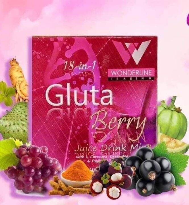 18 in 1 Glutaberry Juice Drink Mix | Lazada PH
