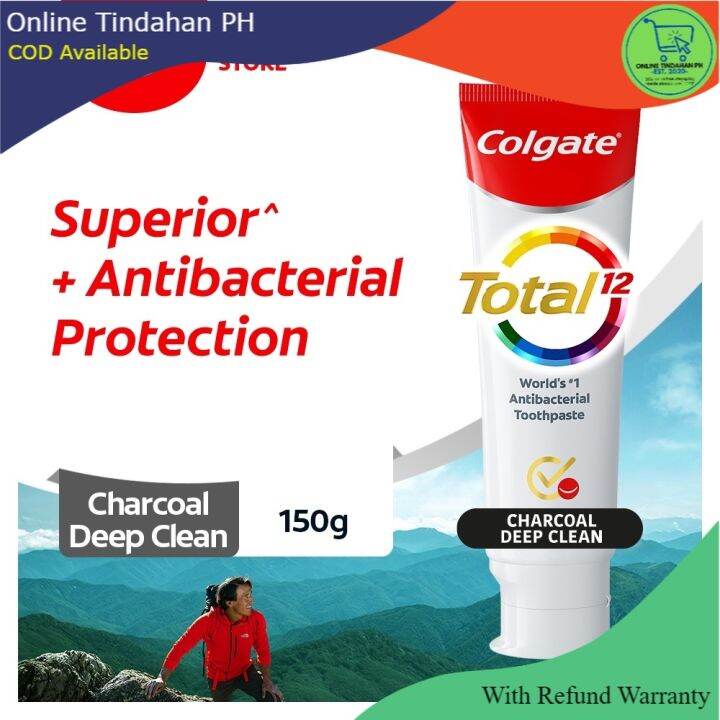 Colgate Total Charcoal Deep Clean Multi-Benefit Antibacterial ...