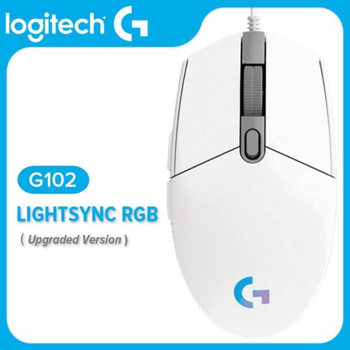 Original Logitech G102 LIGHTSYNC/PRODIGY G203 Gaming Mouse Optical 8000DPI 16.8M Color ...