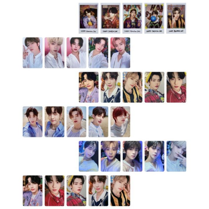 TXT Photocards TXT อัลบั้มใหม่ Temptation PhotoCards Yeonju Soobin Beomgyu Taehyun Huening Kai ...