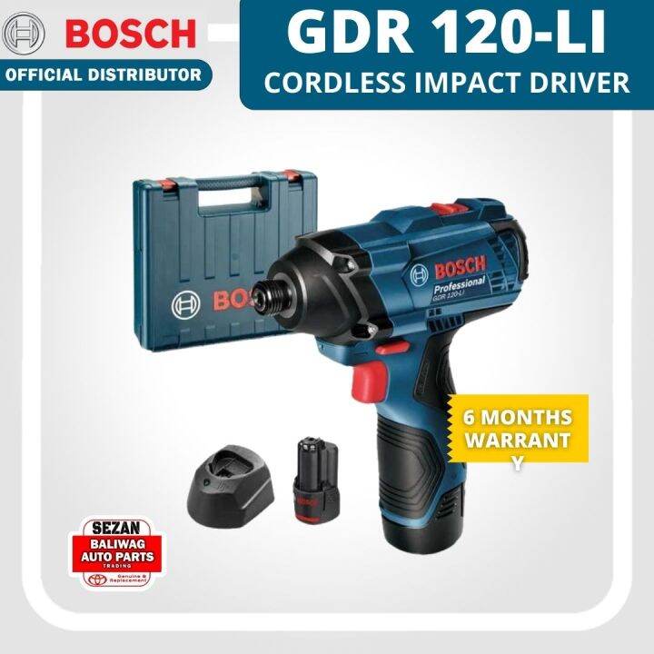 CORDLESS IMPACT DRIVER WRENCH GDR 120-LI BOSCH PROFESSIONAL | Lazada PH