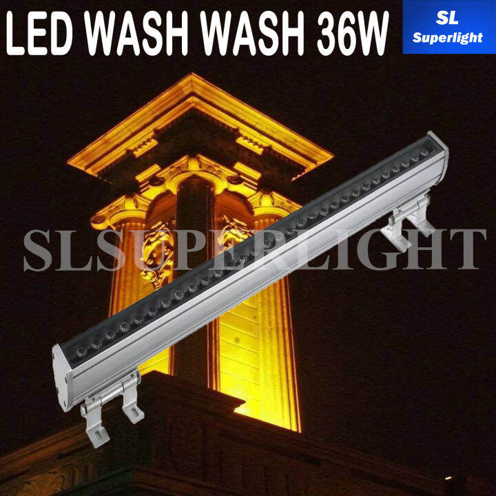 LED wash wash 36W ไฟย้อมอาคาร ไฟย้อมตึก ไฟย้อมสีกำเเพง ไฟส่องเวที ...