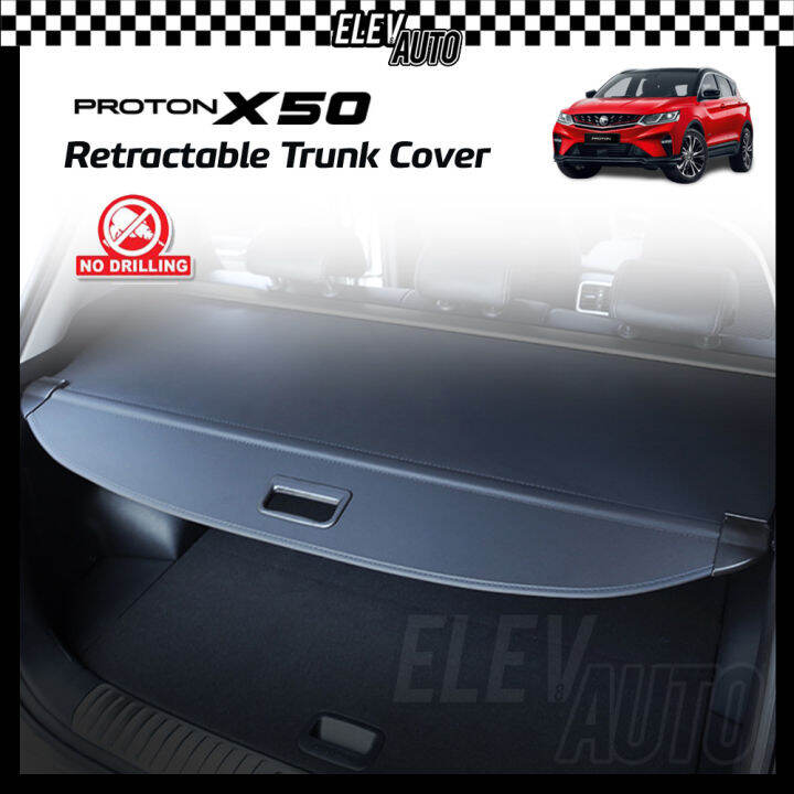 Proton X50 Leather Retractable Trunk Cover Rear Cargo Boot Shade ...