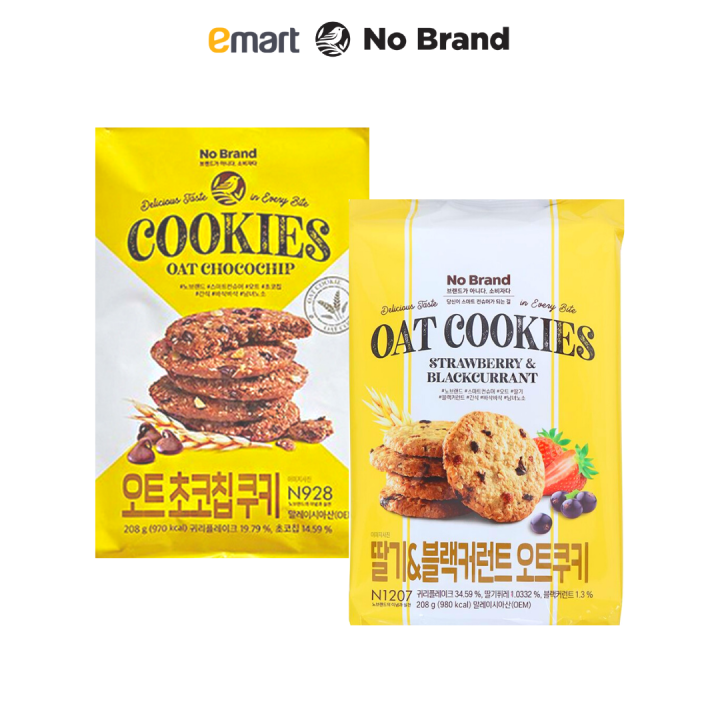 Bánh Quy Ngũ Cốc Yến Mạch Chocochip No Brand Gói 208g - Emart VN | Lazada.vn